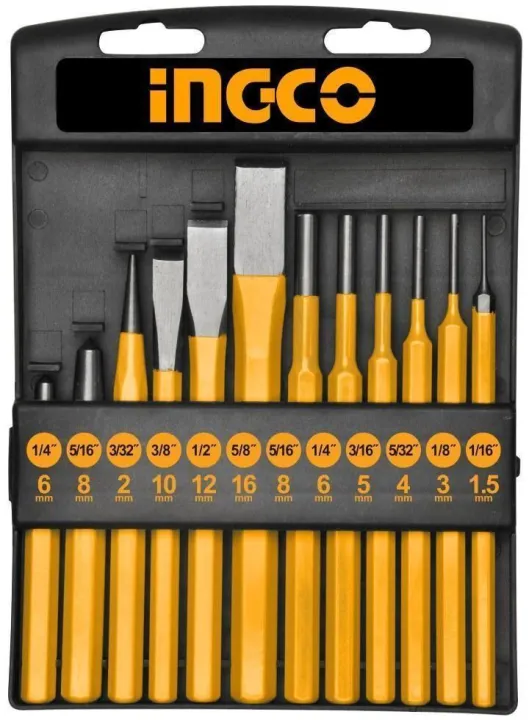 INGCO Cold Chisel & Punch Set | Daraz.pk