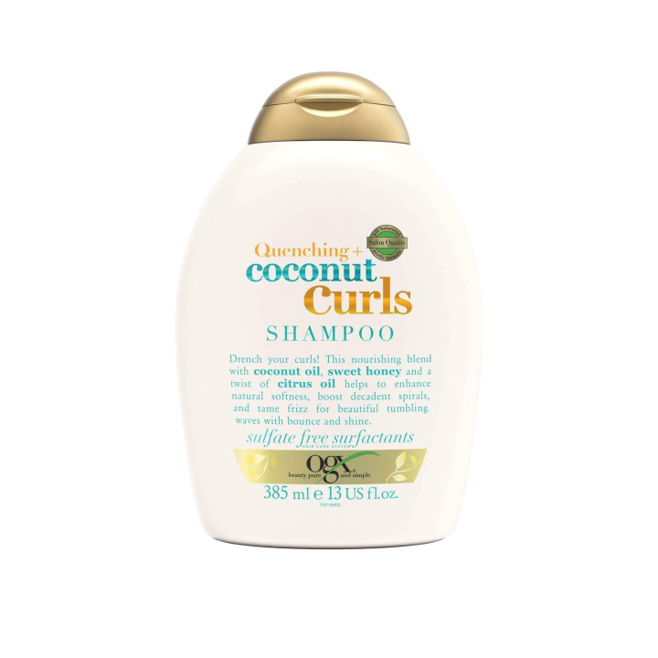 OGX Quenching + Coconut Curls Shampoo, Sulfate Free, 385ml | Daraz.pk