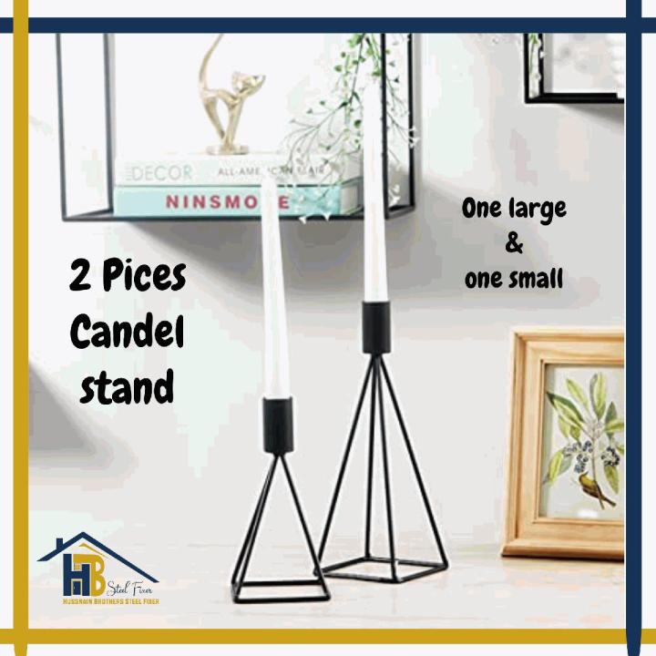 HB Two Piece Customize, Candle Holder, Taper Candle Holders, Black ...