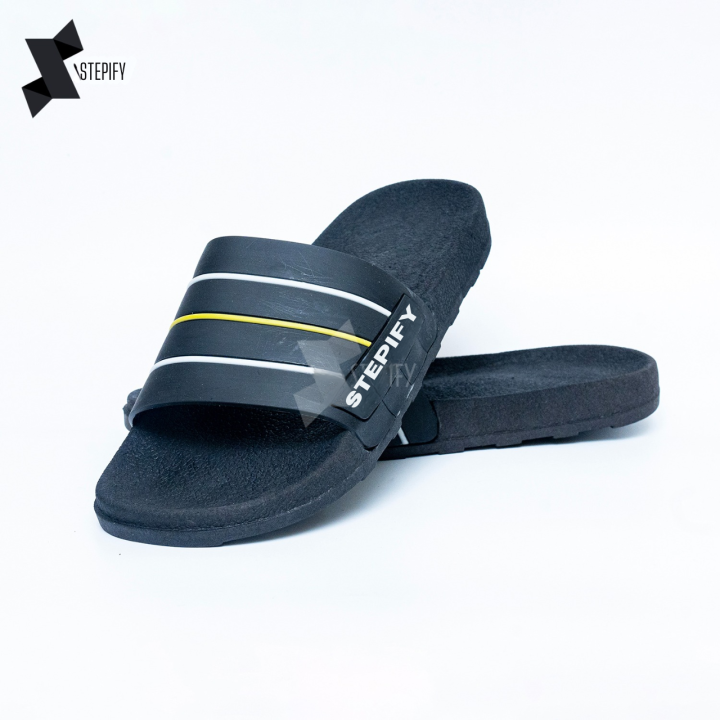 Stepify High Quality Slippers for Men Black high quality Men Slides ...