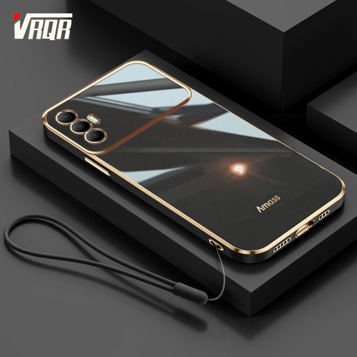VRQR Luxury Plating Phone Case For Tecno Spark 8 Pro Back Cover Free ...