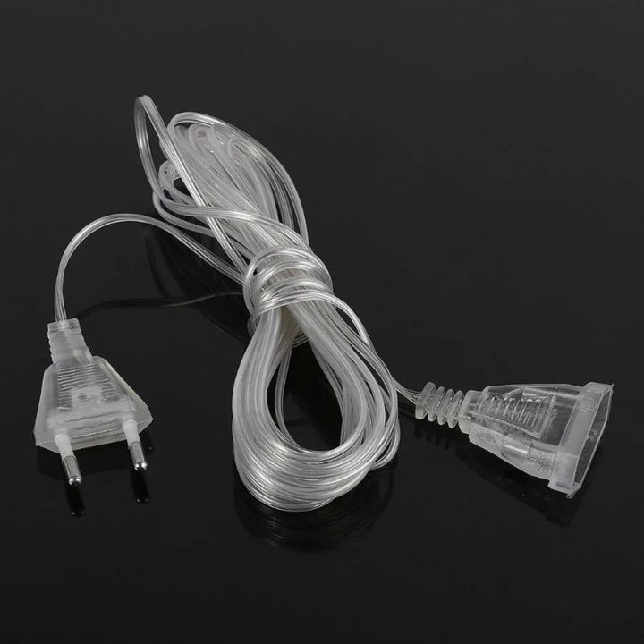 EU Plug Outdoor Christmas Lights 3M 5M LED String Light Cable Plug ...