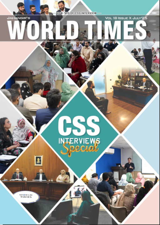 Jahangir's World Times -CSS First Comprehensive Monthly Magazine (July ...