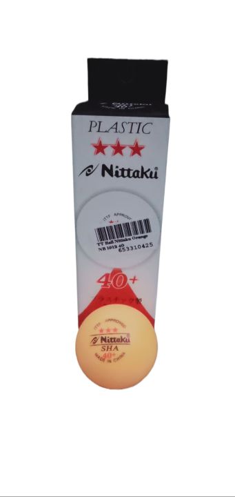 Pack OF 3 Nittaku SHA 40+ Table Tennis Ball | Daraz.pk