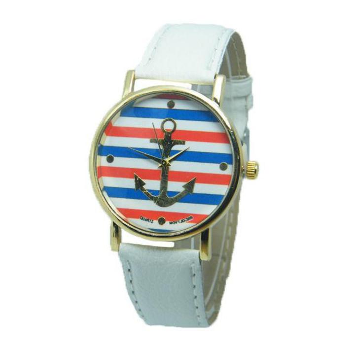 Belt Anchor Watch Horizontal Stripe Anchor Watch Retro Belt European ...
