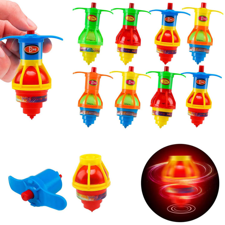 LED Light Up Flashing Spinning Tops with Gyroscope, Spinning Top Toy ...