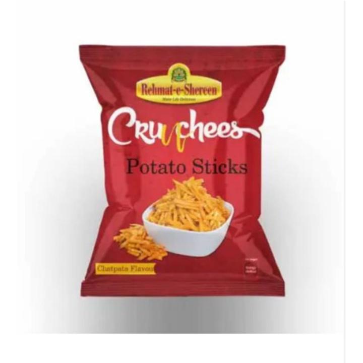 REHMAT-E-SHEREEN CRUNCHEES CHIP POTATO STICKS CHATPATA 100GM | Daraz.pk