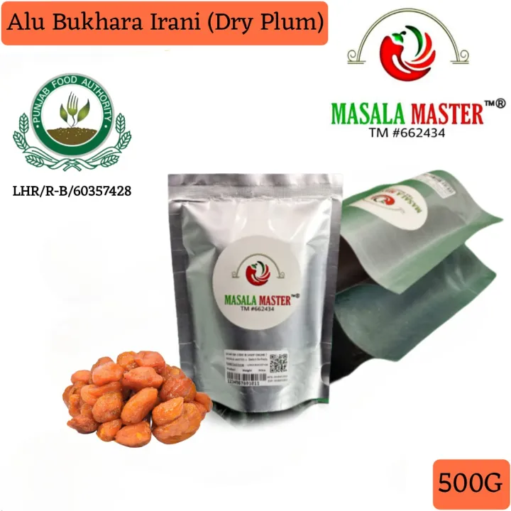 Alu Bukhara Irani (Dry Plum) | 500G | by Masala Master | Best for ...