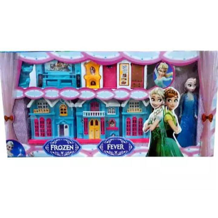 Beautiful Frozen Doll House With Frozen Doll In Big Size For Girls ...