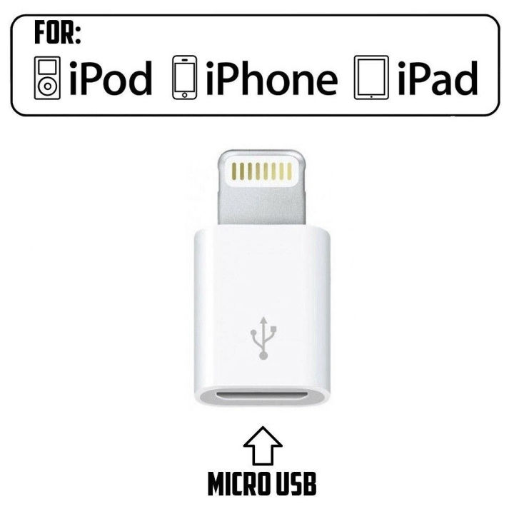 Micro USB To Adapter (8 Pin) Converter | Daraz.pk