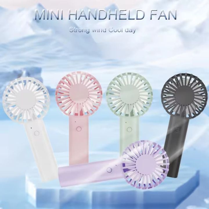 Portable Fans Handheld Mini Fan USB Rechargeable Fan Mini Desktop Air ...