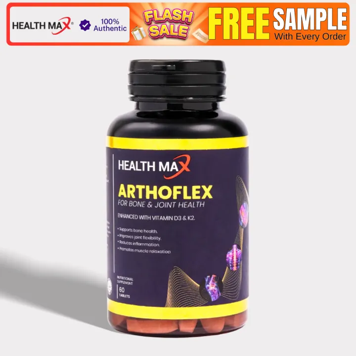 Health Max Arthoflex Tablets - For Joint Pain Relief, Bone Strength ...