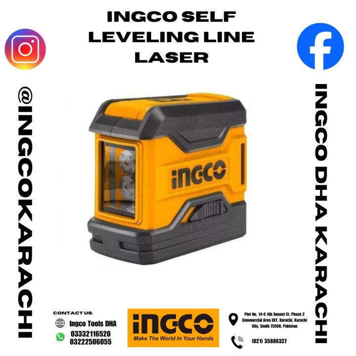 INGCO Self-Leveling Line Laser Level HLL156508 | Daraz.pk