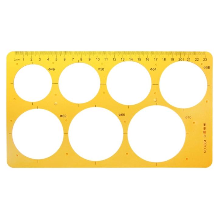 W3JD Ellipse Oval Template Geometry College Math Measuring Tool Stencil ...
