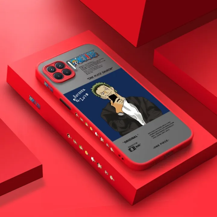 For OPPO F17 Pro Case With Fashion Roronoa Zoro Side Edge Square ...