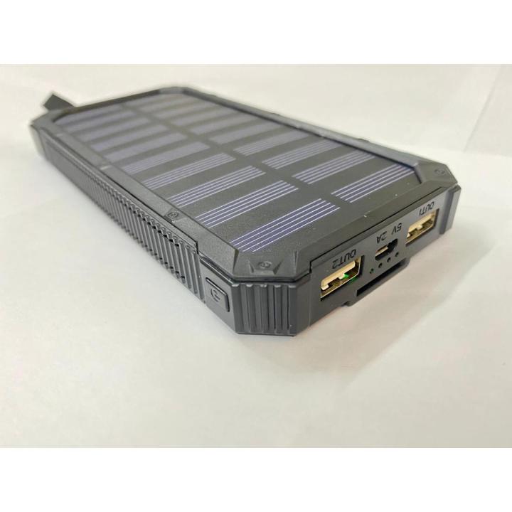 Solar Power Bank - Military Design -10000MAH | Daraz.pk