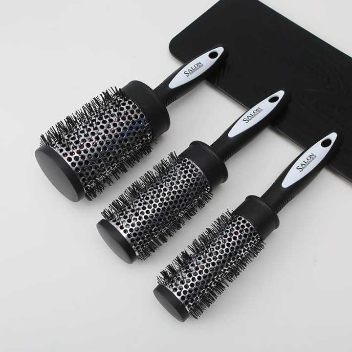 Premium Hair Styling Brushes Set - Curling/Round/Cross Section Brushes ...