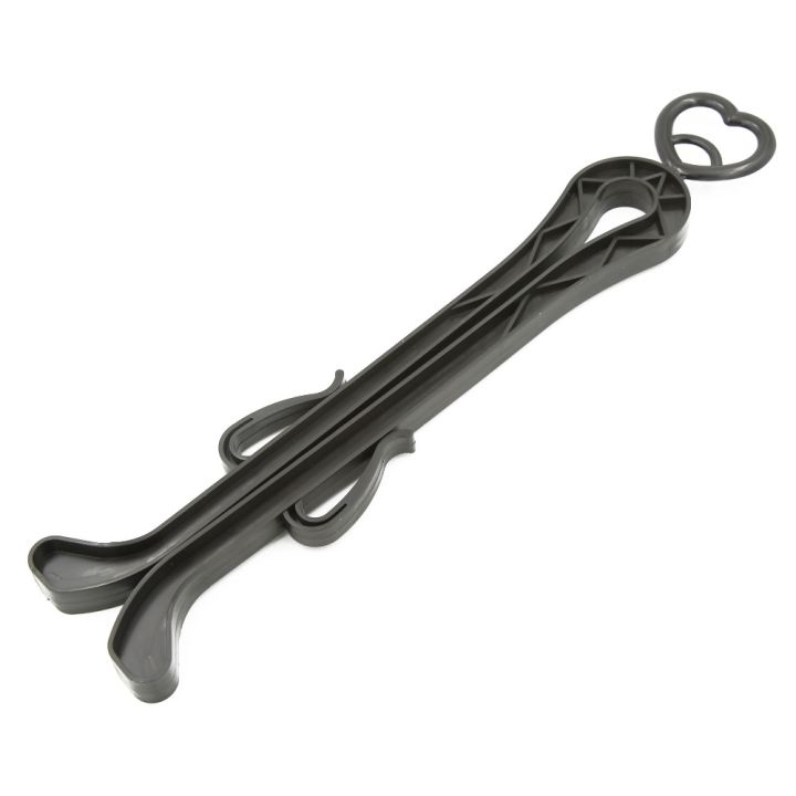 New Plastic Shoe Brace with Handle Black Boot Support Suspended Boots ...