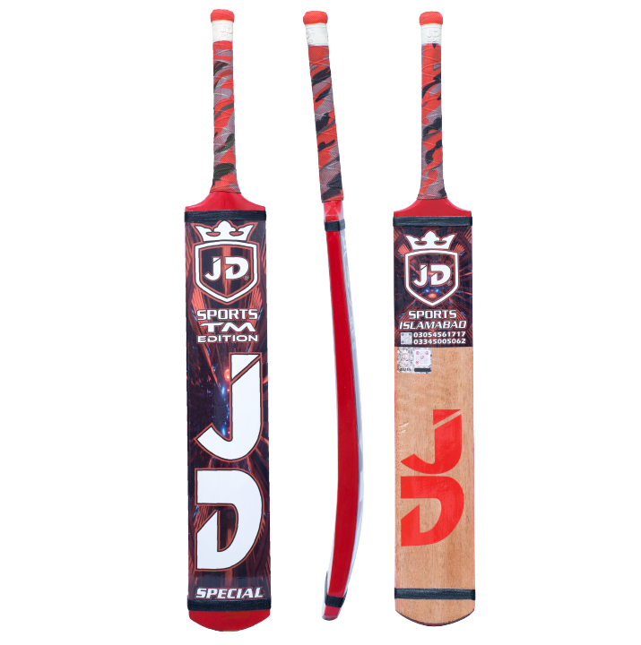 JD TM Edition Tape Ball Cricket Bat – Strong Build & Smooth Pickup ...