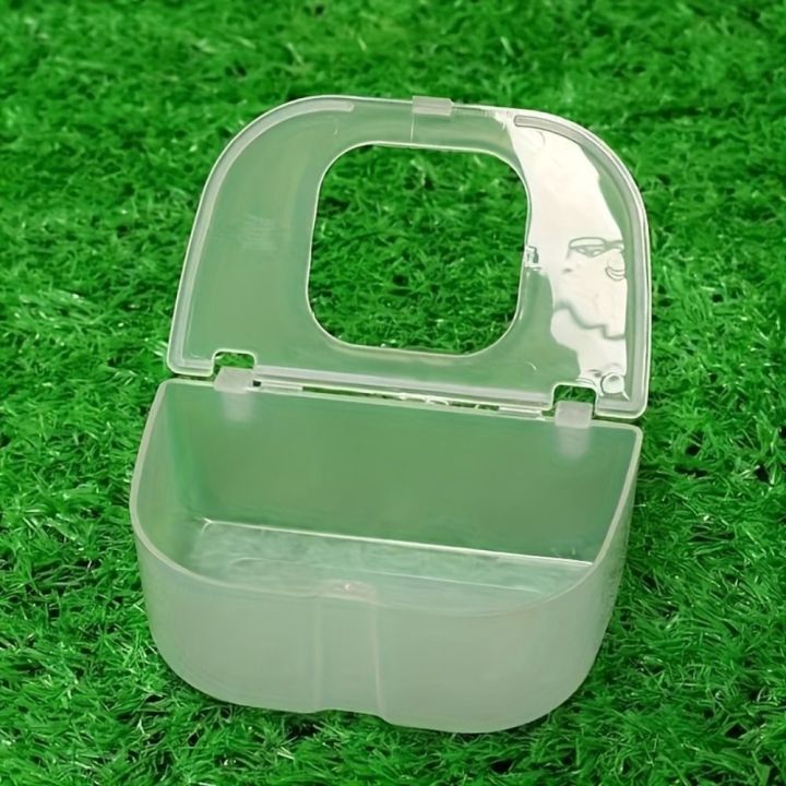 Bird Feeders Transparent Pigeon Anti Scattering Food Box Plastic Anti ...
