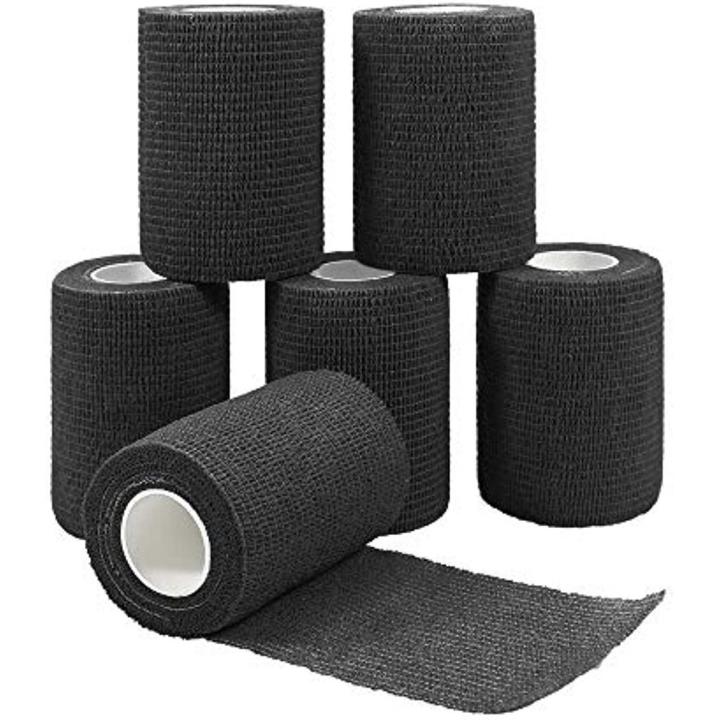 Pack of 6 Self-Adhesive Cohesive Bandage Finger Plaster Bandage ...