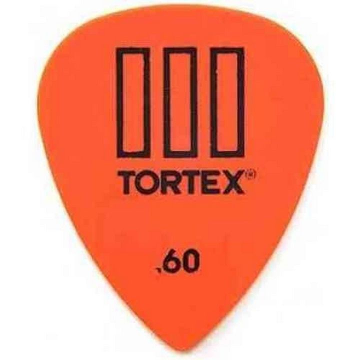 Dunlop Tortex T3 Sharp Tip Guitar Pick Gauge .60 MM (6 pieces) | Daraz.pk