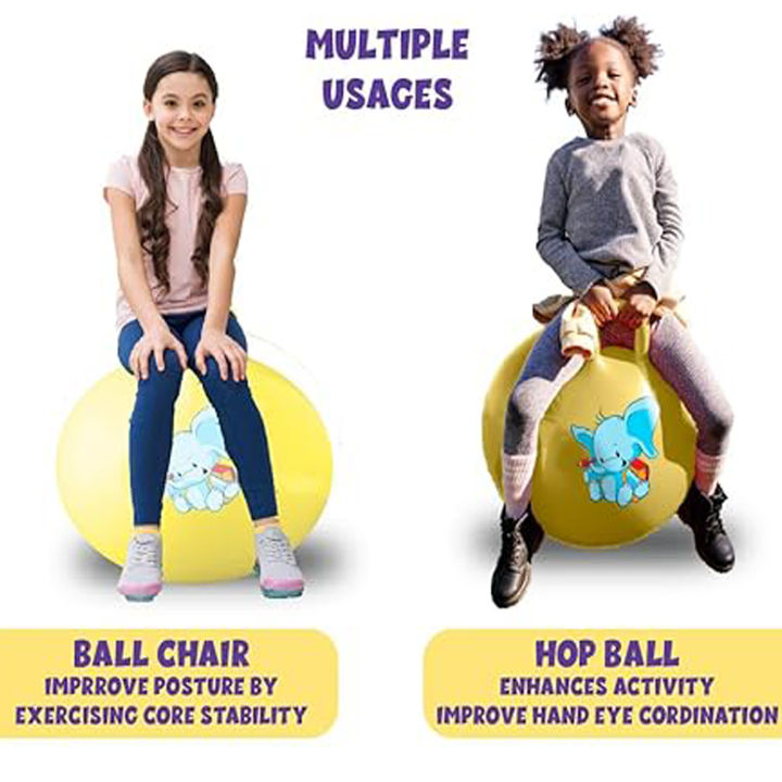 Jumping Sport Ball for Kids / Hopping Ball - Best Exercise Toy - Big ...