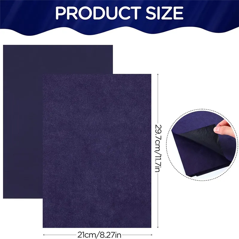 200 Sheets Graphite Tracing Paper Carbon Transfer Paper with Embossing ...