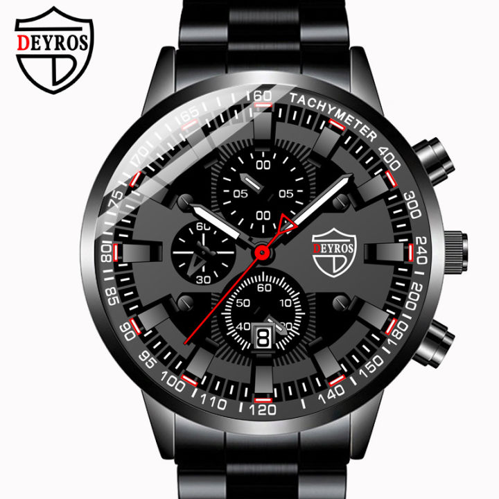 New DEYRO Watch Personality Student Watch Men's Calendar Watch Fashion ...