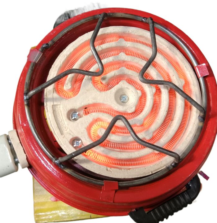 ELECTRIC COOKING HEATER 1000W WITH WIER AND SHU 7inchs Best for making ...