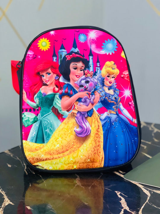 Princess School Bag for Girls For Class Play Group Nursery KG1 And KG2 ...