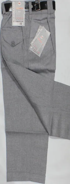 Silver grey school pent school uniform with 1 year warranty | Daraz.pk