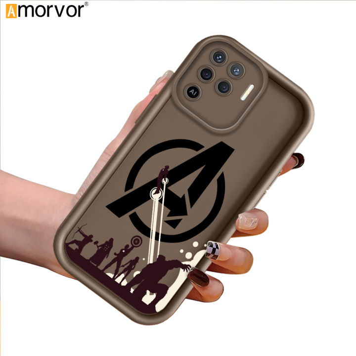 AMORVOR for OPPO F19 Pro A94 Back Cover Letter A Fashionable Soft ...