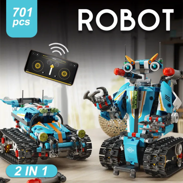 STEM 2 in 1 Transformers Blue Decepticon, Lego Compatible | Daraz.pk