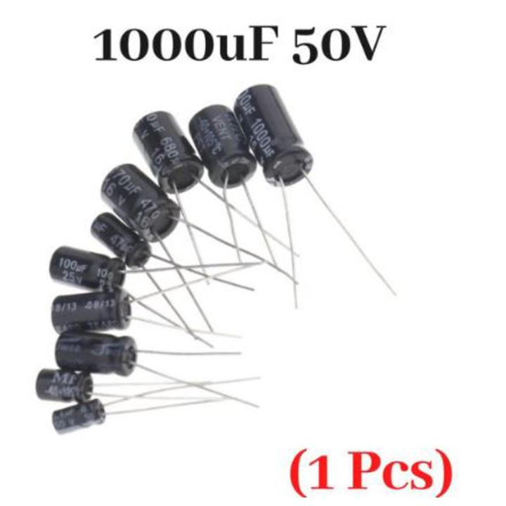 1 Pc- 1000uF 50V capacitor electrolytic capacitors | Daraz.pk