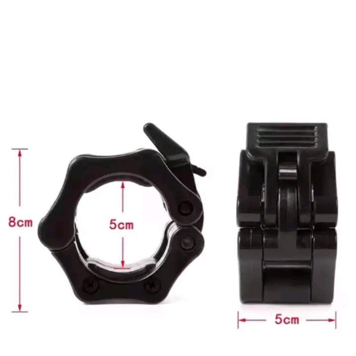 Barbell Locks 2 inch for Olympic barbell rods spinlocks | Daraz.pk