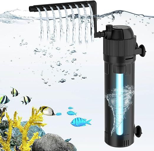 Aquarium Filter U-V Green Killing Machine Submersible Pump Canister ...