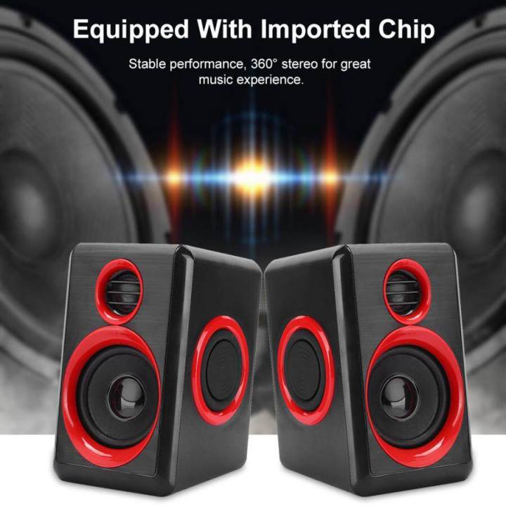 Ft-165 Computer Speakers With Heavy Bass,Subwoofer, Volume Control, 3 ...