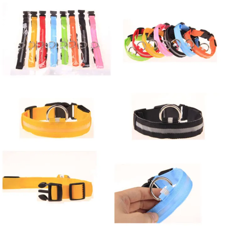LED screen collar, dog neck cover, luminous pet belt with insulation ...