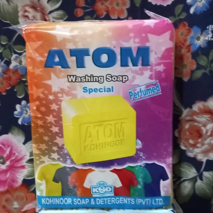 Atom Washing Special Soap Pack of 4 Cakes 1 Kg | Daraz.pk
