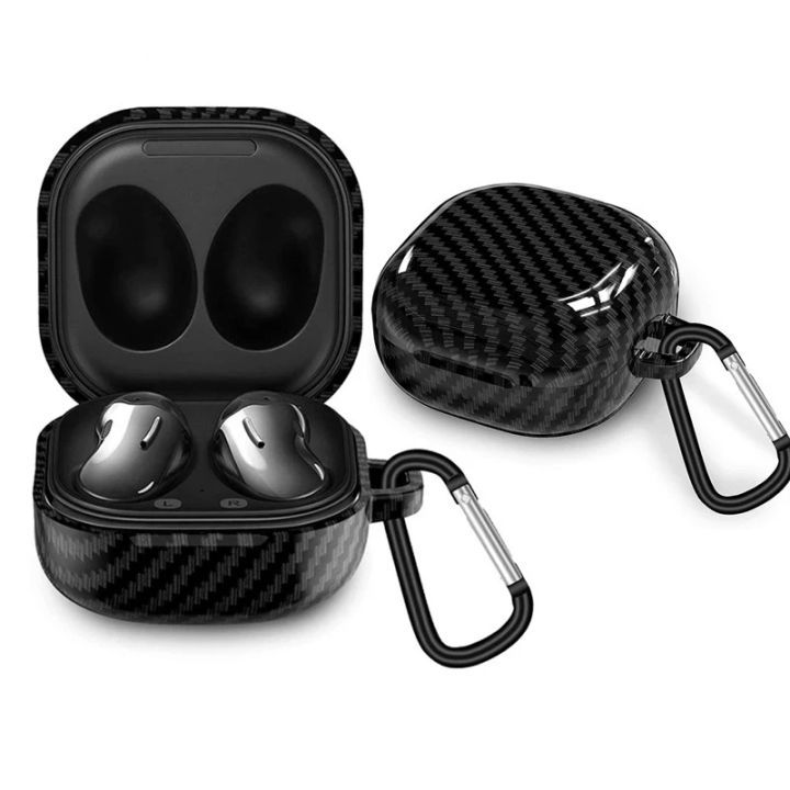 Carbon Fiber Soft Silicone Case For Galaxy Buds 2pro Buds Live Pro Fe ...