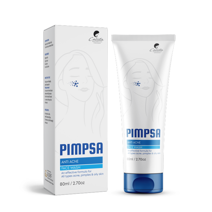 Pimpsa Anti-Acne Facewash | Salicylic Acid, Oleanolic Acid, Tea Tree ...