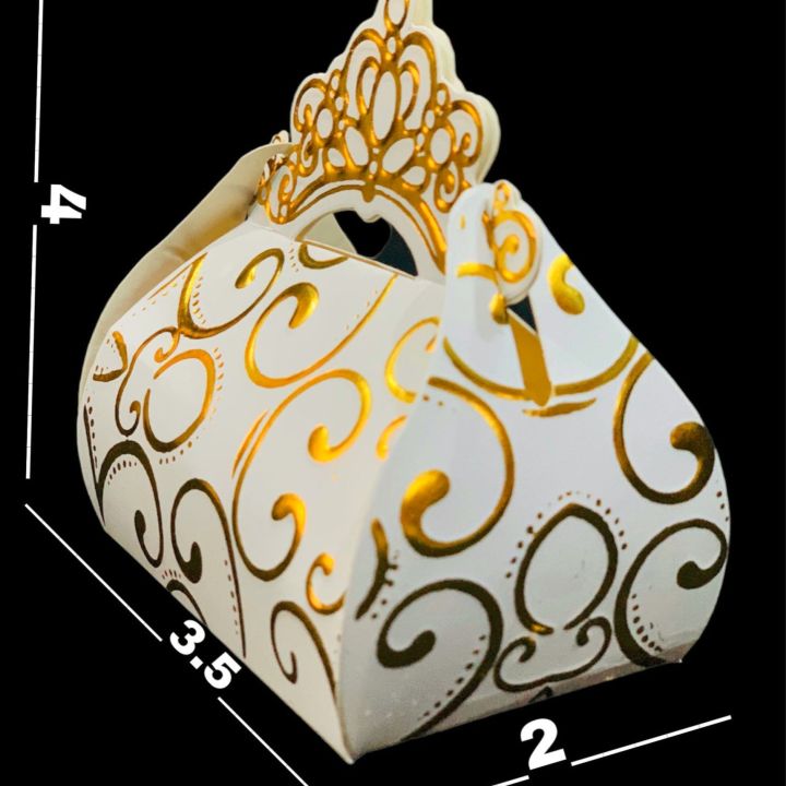 Crown Style Nikkah Bid Boxes (30 pcs Pack) | Daraz.pk