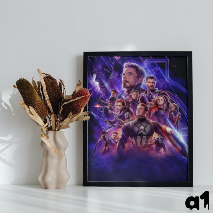 Avengers Endgame - Wall Frame - A4 (8x12 inches) | Daraz.pk