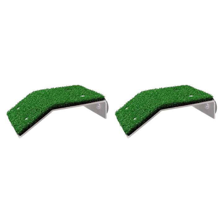 Jaerbee 2x Lawn Turtle Basking Platform Turtle Resting Basking Platform