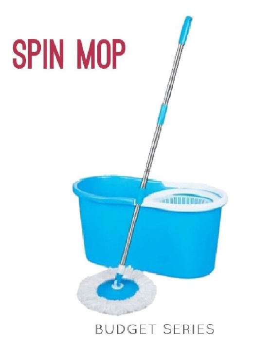 Spin Mop - Easy Spin Magical Mop Set 360 Degree Microfiber Mop Head ...