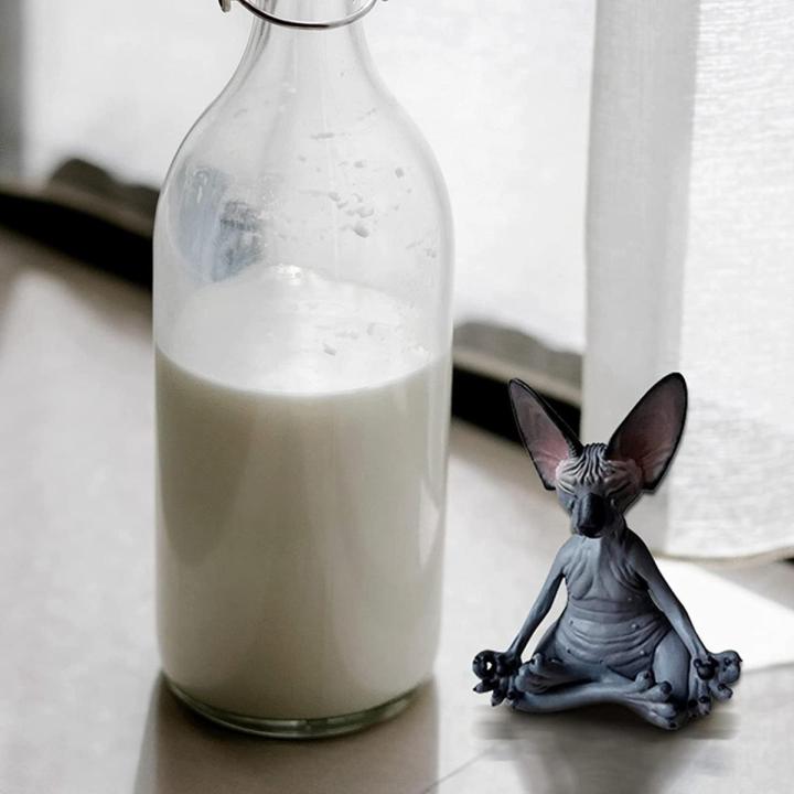 Sphynx Cat Meditate,Thinking Cat Statue,Meditating Thinking Cat,Sphynx ...