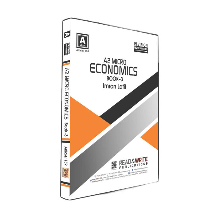 Micro Economics A2-Level Book 3 Revision Notes Series Art 159 | Daraz.pk