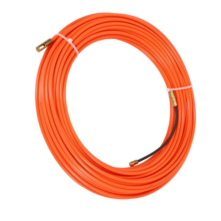 4Mm 20 Meter Orange Guide Device Nylon Cable Push Pullers Duct Snake ...