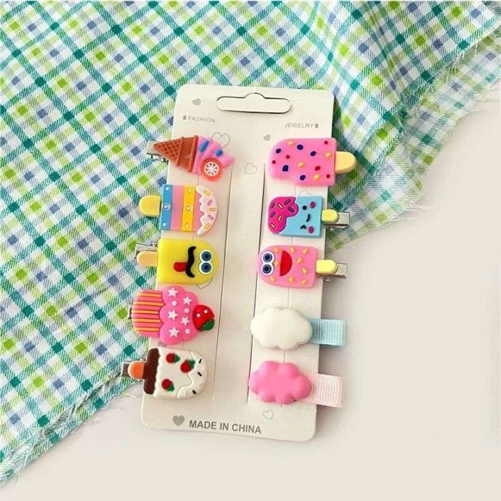 Kidz Factory -1/2/4/6/8/10 PCS Children Hair Accessories Cartoon Bobby ...